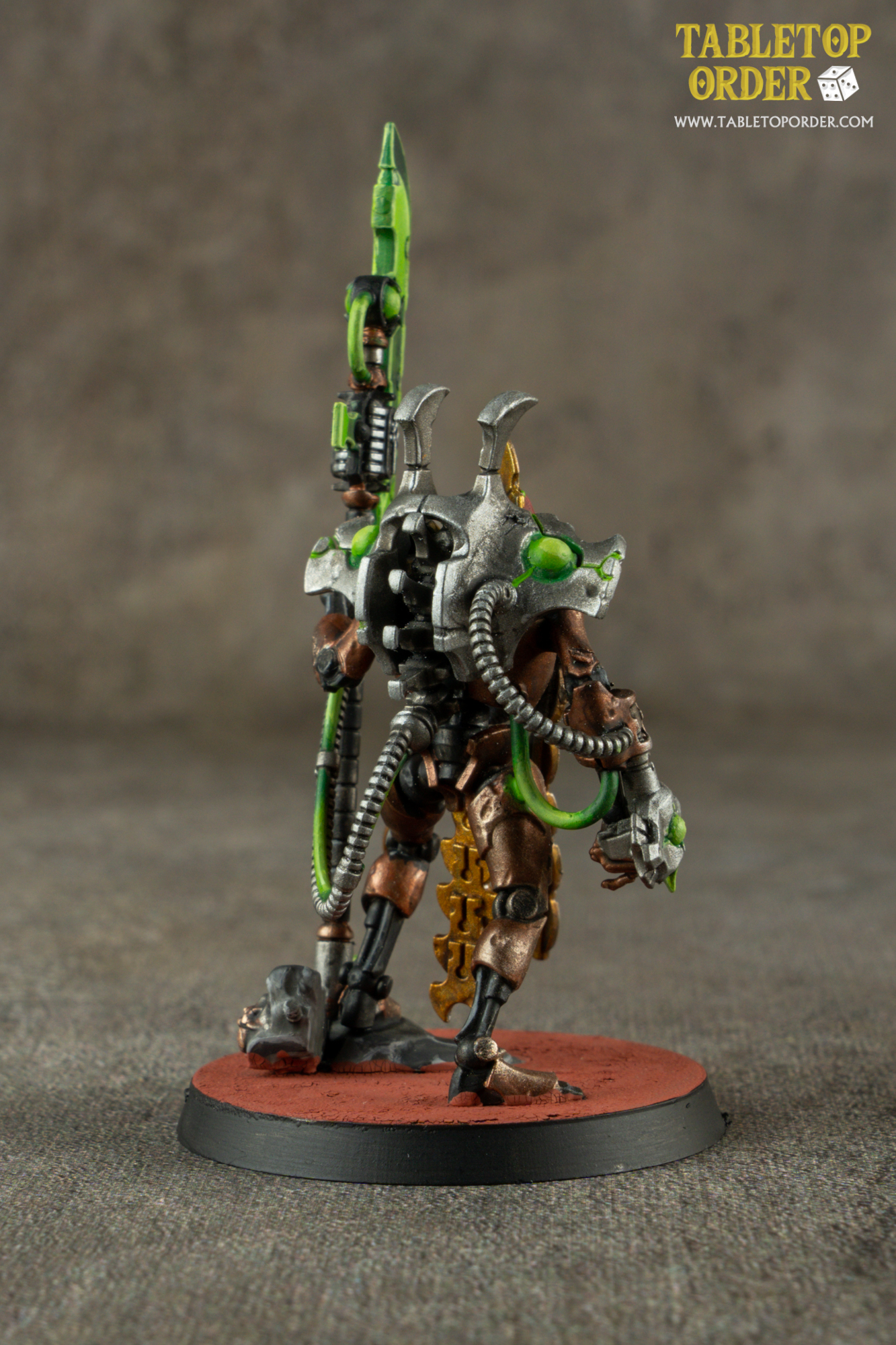 Warhammer miniature painting: Necron Overlord - Tabletop Order